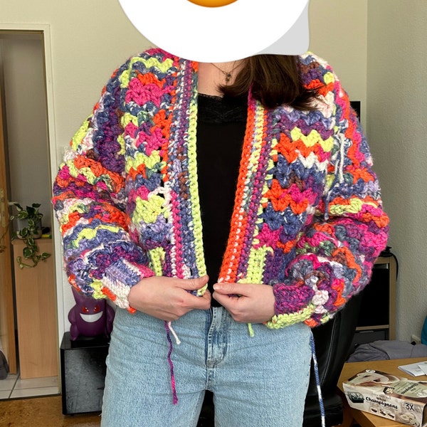 Crochet Pattern-addison Crochet Cardigan Pattern Pdf-women Crochet ...