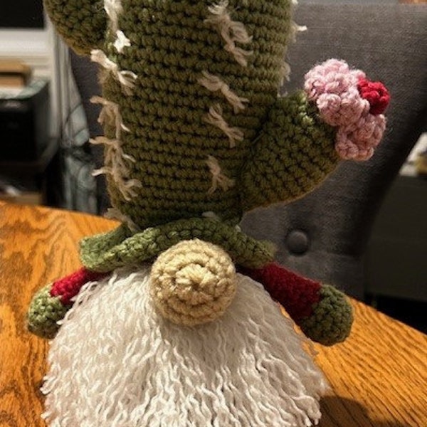 Crochet Cactus Gnome Pattern, Spring Bundle Pdf Patterns, Flower Gnome ...