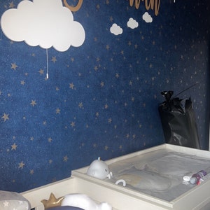 Vertical Star Banner 7 Star Garland Stars for Canopyceling - Etsy