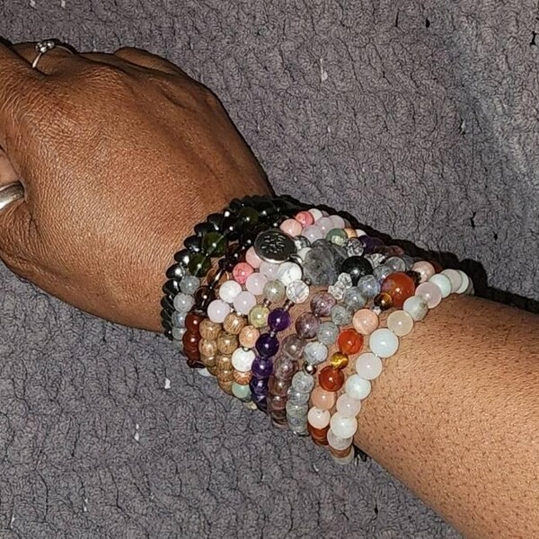 Natural Leather Bolo Wrap Bracelet | Handcrafted Wellness Jewelry for ...