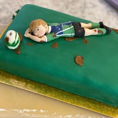 Rugby Player Fondant Cake Topper Man Boy Teen Girl Woman - Etsy UK
