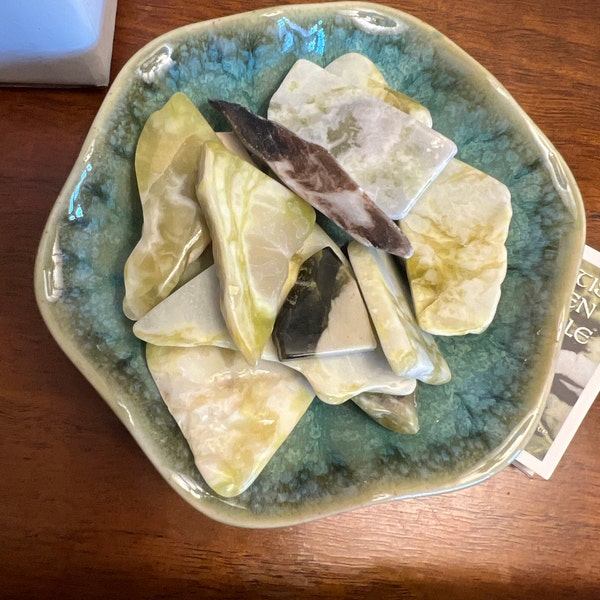 1 X Skye Marble Slice - Polished, Scotland, Skye Marble, Scottish Stone ...