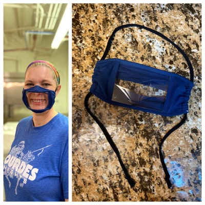 Anti-fog Clear Window Face Mask Adult Black - Etsy