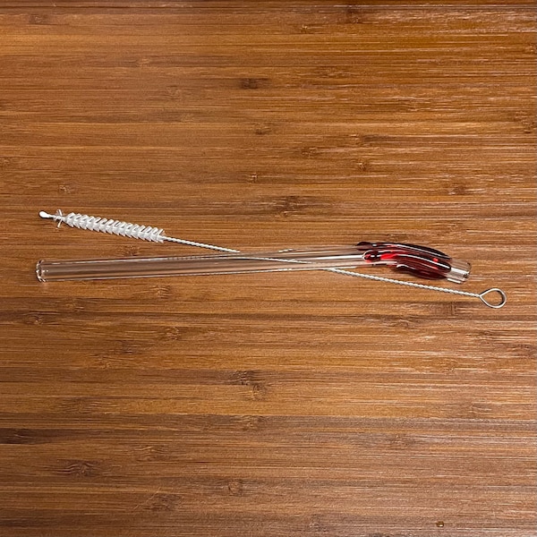 Blood Drips Glass Drinking Straw - Etsy