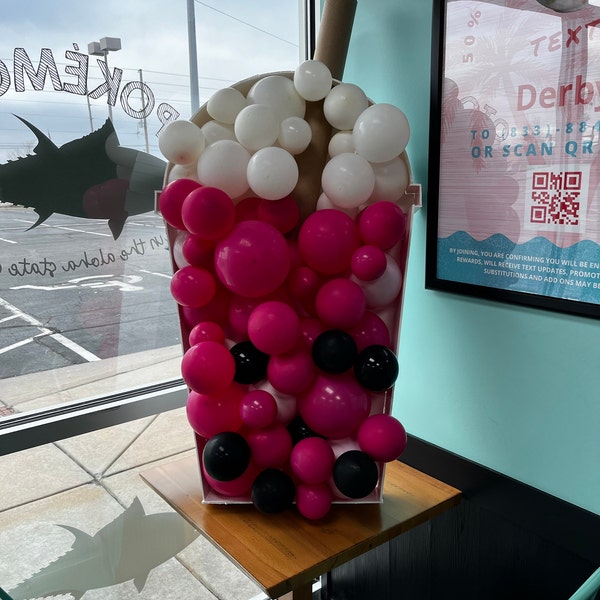 DIY Boba Balloon Workshop, Boba Party Ideas, Bubble Tea Party Ideas ...