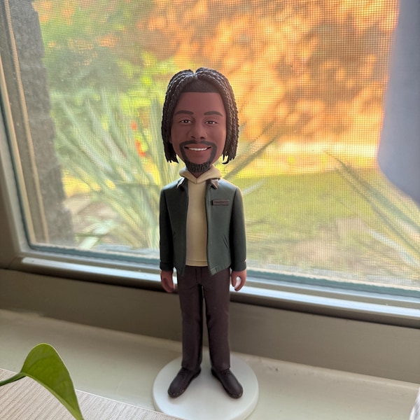 Custom Pilot Bobblehead, Personalized Bobble Head as Captain Retirement ...