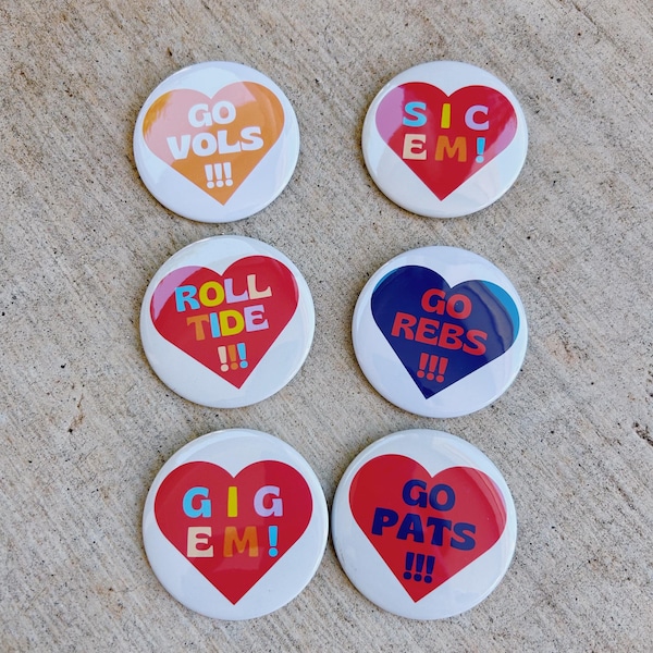 25 1 Inch Full Color Custom Buttons W/ Pin. We Can Make ANY Size ...