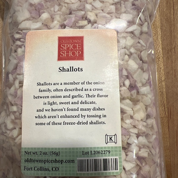 Shallots, Freeze Dried Shallots, Gourmet Spices, Gift for Foodie - Etsy