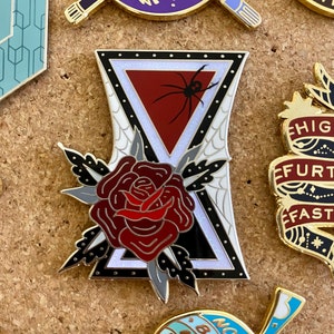 Gothic Vampire Castle Halloween Hard Enamel Pin 2.25 | Etsy