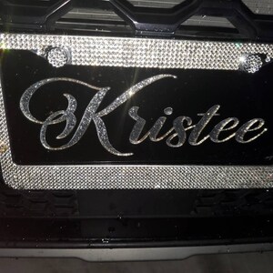 Custom can Do Any Name Mirror Laser License Plate - Etsy