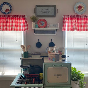 License Plate Valance With Window Curtain Topper Curtains | Etsy