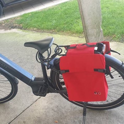 Women Bike Pannier Waterproof for Handlebar, City Bag With a Strap in ...