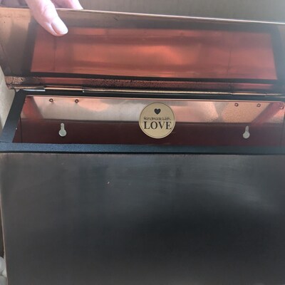 Large Flush Mount Copper Mailbox Wall Mount Mailbox Solid Copper ...