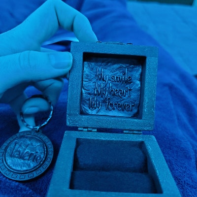 Viking Ring Box With Norse Vegvisir Viking Compass Nordic Jewelry Box ...