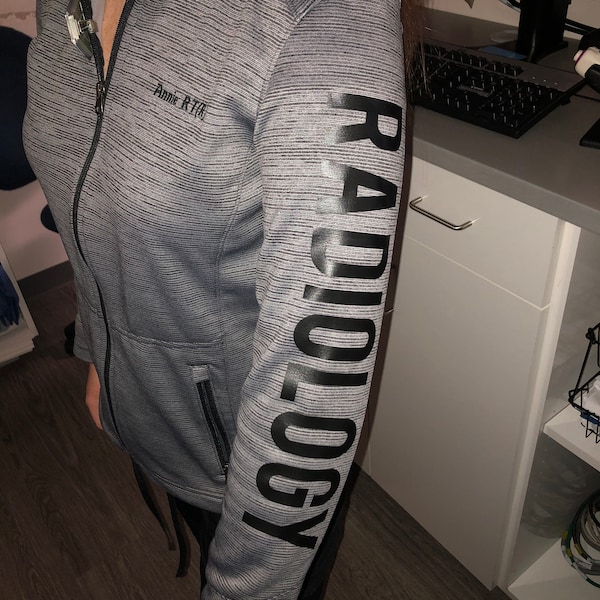 Radiology Nurse Jacket CT Embroidered Radiologist Custom Personalized ...