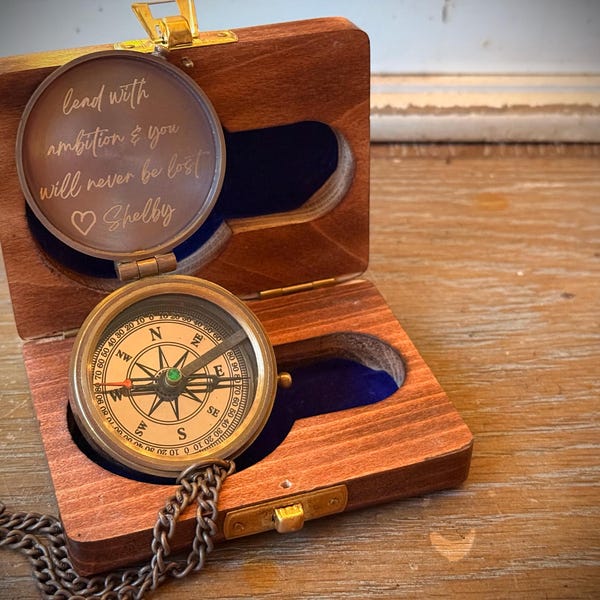 COMPASS, Customized Compass, Personalized Compass, Engraved Compass ...