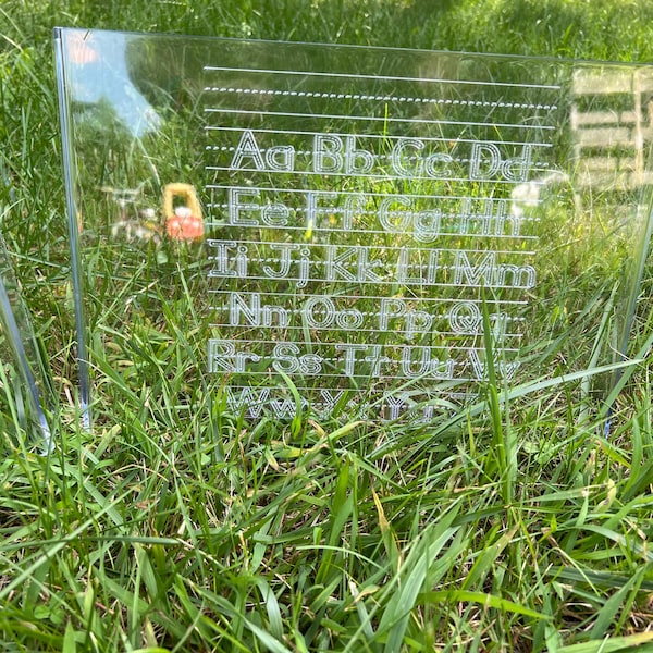 Alphabet Tracing Board - SVG File ONLY - Etsy