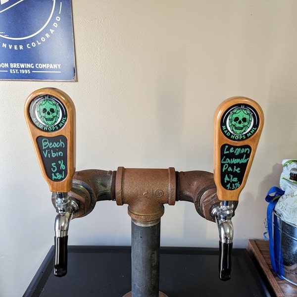 Custom Tap Handle, Chalkboard With Graphic, 8 Inches Tall - Etsy