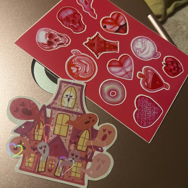 Red Water Sticky Notes B-grade Sticky Notes Water Post It Notes Goth ...