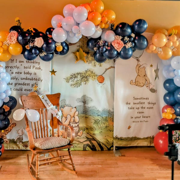 Custom Alice in Wonderland Baby Shower Backdrop Starbucks Backdrop ...