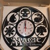 Magic the Gathering Vinyl Record Wall Clock 12 Inch Popular Card Game ...