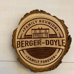 Family Reunion Mementos Personalized Engraved Family Gathering Wooden ...