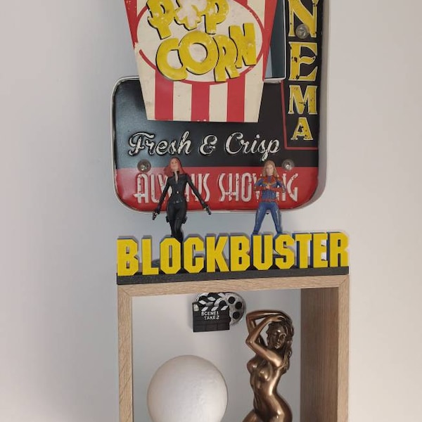 Blockbuster Video Retro Wall Sign — 80s 90s Nostalgia Gift, Game Room ...