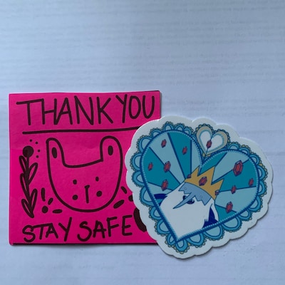 Ice King Sticker Ice King Adventure Time Stickeradventure - Etsy