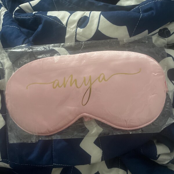Customized Eye Masks Personalized Sleeping Masks Customized Satin Eye