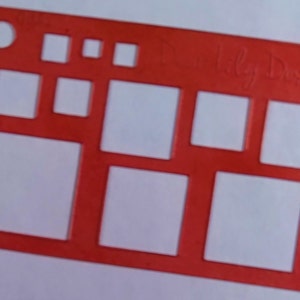 Health Planner Stencil Bullet Journal Stencil 074 credit - Etsy