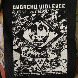 Grindcore Anti-music Patch Screen Printed Punk Metal Grindcore Patch - Etsy