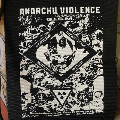 Grindcore Anti-music Patch Screen Printed Punk Metal Grindcore Patch - Etsy