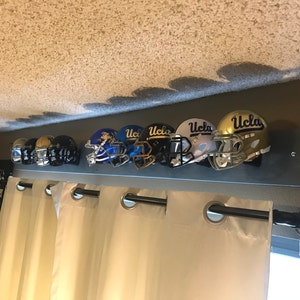 Mini Football Helmet Wall Hanger Mount | Etsy