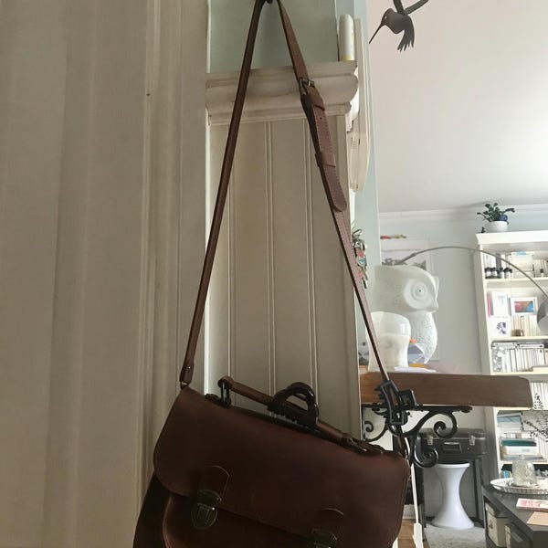 Small Leather Backpack for Women in Minimalist Style, Handmade Backpack ...