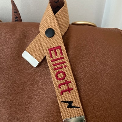 Personalized Name Tag, Ribbon Type, Custom Key Chain, Bag Name Tag, Bag ...