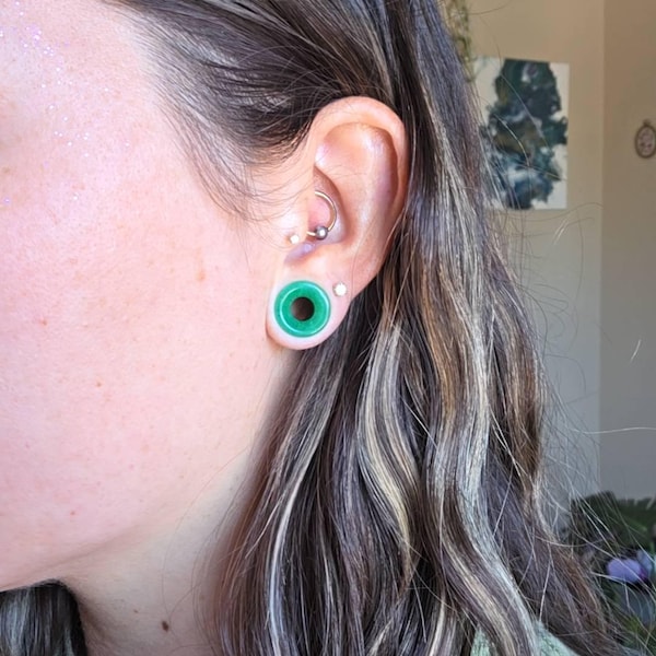 Hand Carved Earring Tunnel Plugs (pair) - PA13 - Etsy