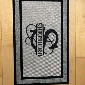 Personalized Doormat Custom Monogram Door Mat With Monogram - Etsy