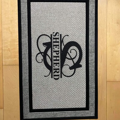 Personalized Doormat Custom Monogram Door Mat With Monogram Initial ...