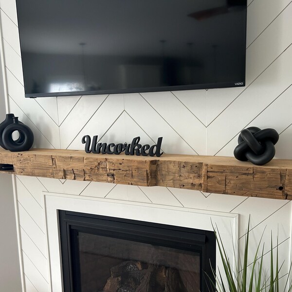 Customized Sign for Shelf, Standing Word Signs, Custom Standing Words ...
