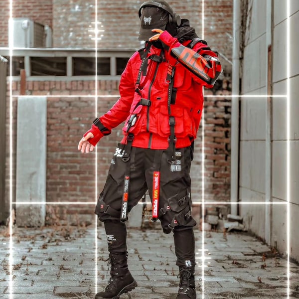 Techwear Mask, Cybernetic Series Mask - Cyberpunk Mask, Cyber Street ...