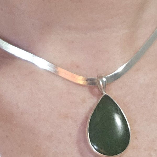 925 Sterling Silver Snake Chain Necklace Made in Italy, Silver Chain ...