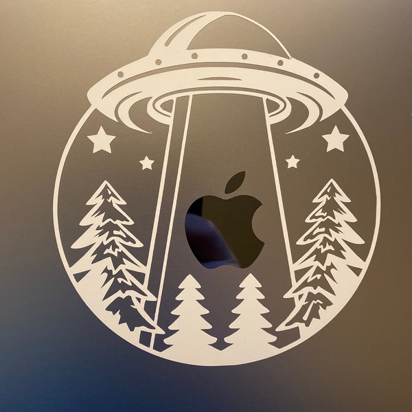 UFO Alien Mothership Vinyl Decal - Etsy