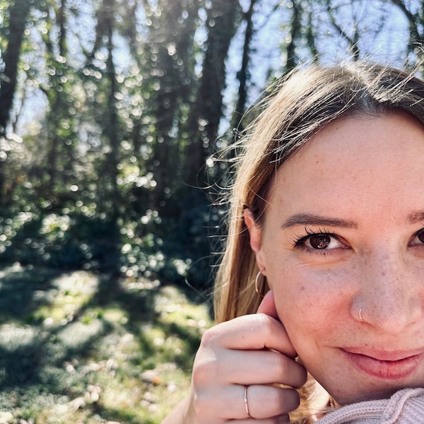 14K Gold Asymmetrical Marquise Diamond Ring, Dainty Diamond Ring, 10K ...