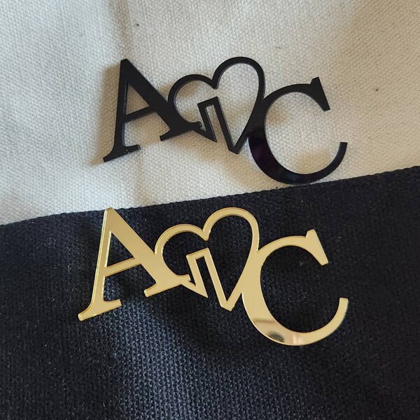 Personalized Drink Initials: Champagne Glass Tags, Cocktail Name ...