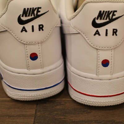 Sunflower Af1's With Painted Toe Box af1's Design - Etsy