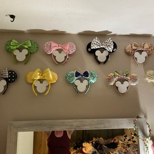 Wall Display for Minnie Ears Headbands , Ear Collection Display - Etsy