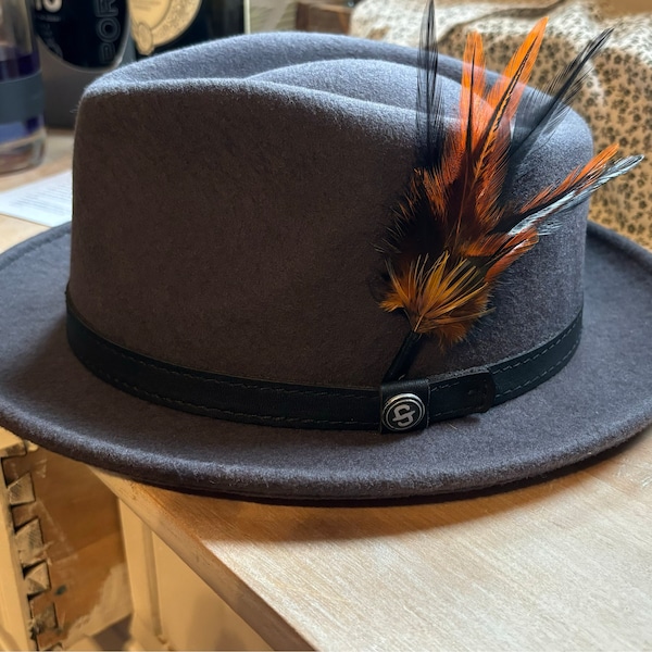 Hat Feathers for Men, Women, Unisex, Handmade, Western Style, Texas ...