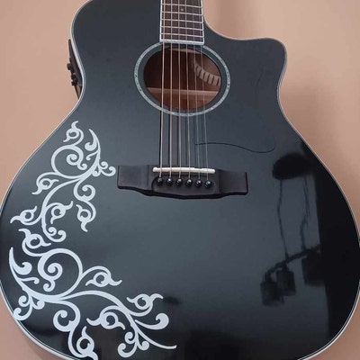 Guitar Skin Wrap Laminated Vinyl Sticker Decal for Any Guitar USA Flag ...