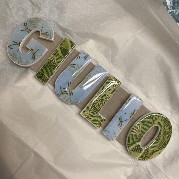 Decorative Letters for Kid's Room - Shades of Red & Pink - Etsy