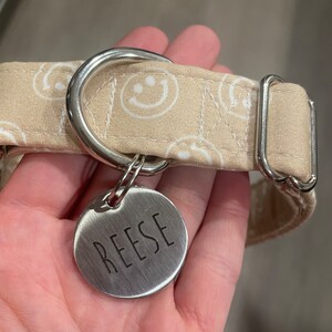 Cow Print Dog Tag Animal ID Tag Farm Dog Tag Double Sided - Etsy